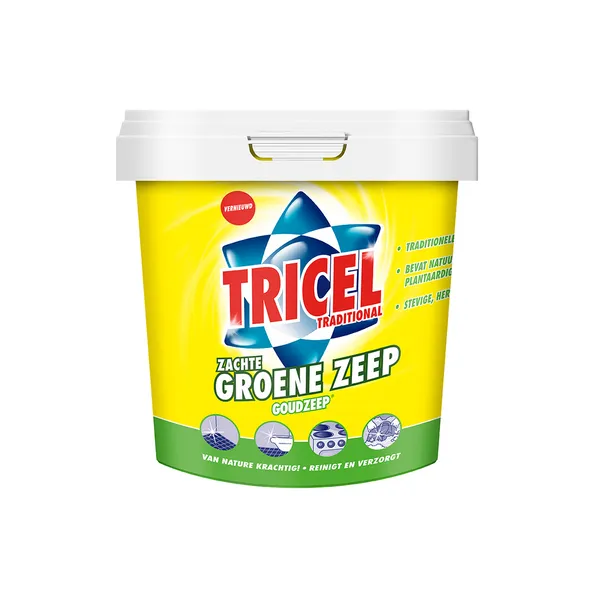 Tricel zachte groene zeep goudzeep (6x 750gr) - Groothandel Compliment.nl